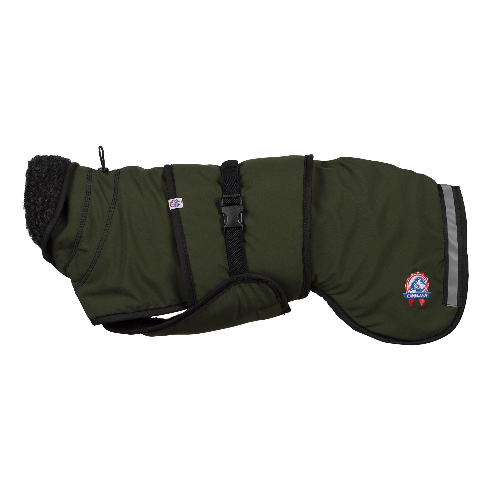 Thermo grønn-100% ull dekken hund softshell ytterstoff - Canelana